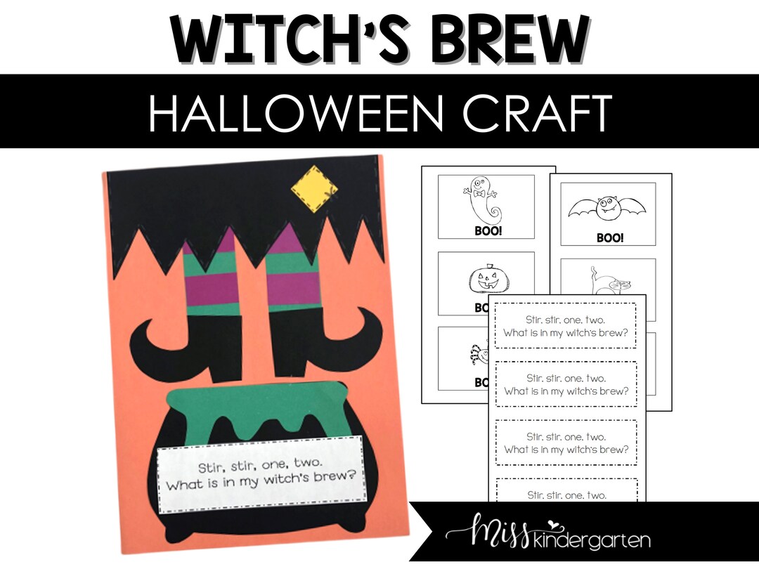 Printable Halloween Witch Craft - Etsy