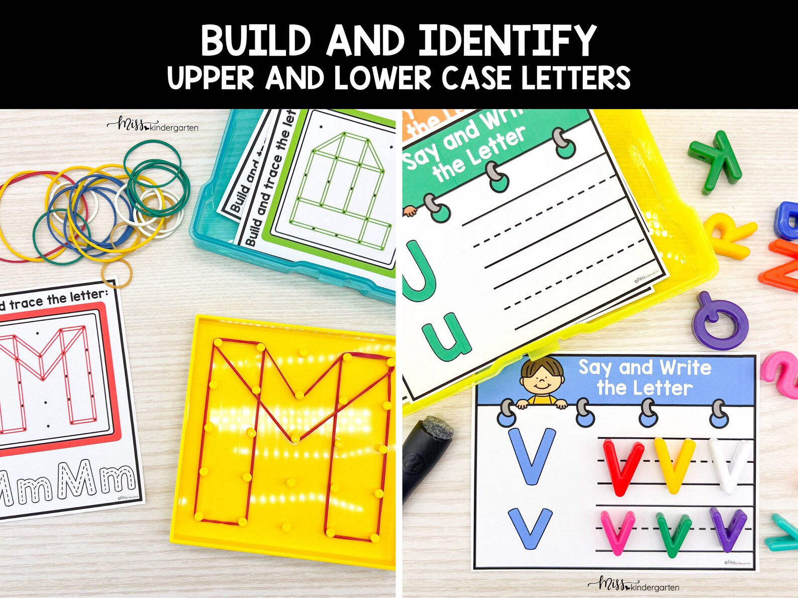 Alphabet Activities | Kindergarten Centers Alphabet Task Cards - Etsy