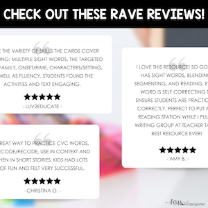 Decodable Books CVC Word Readers Kindergarten Printable Books - Etsy