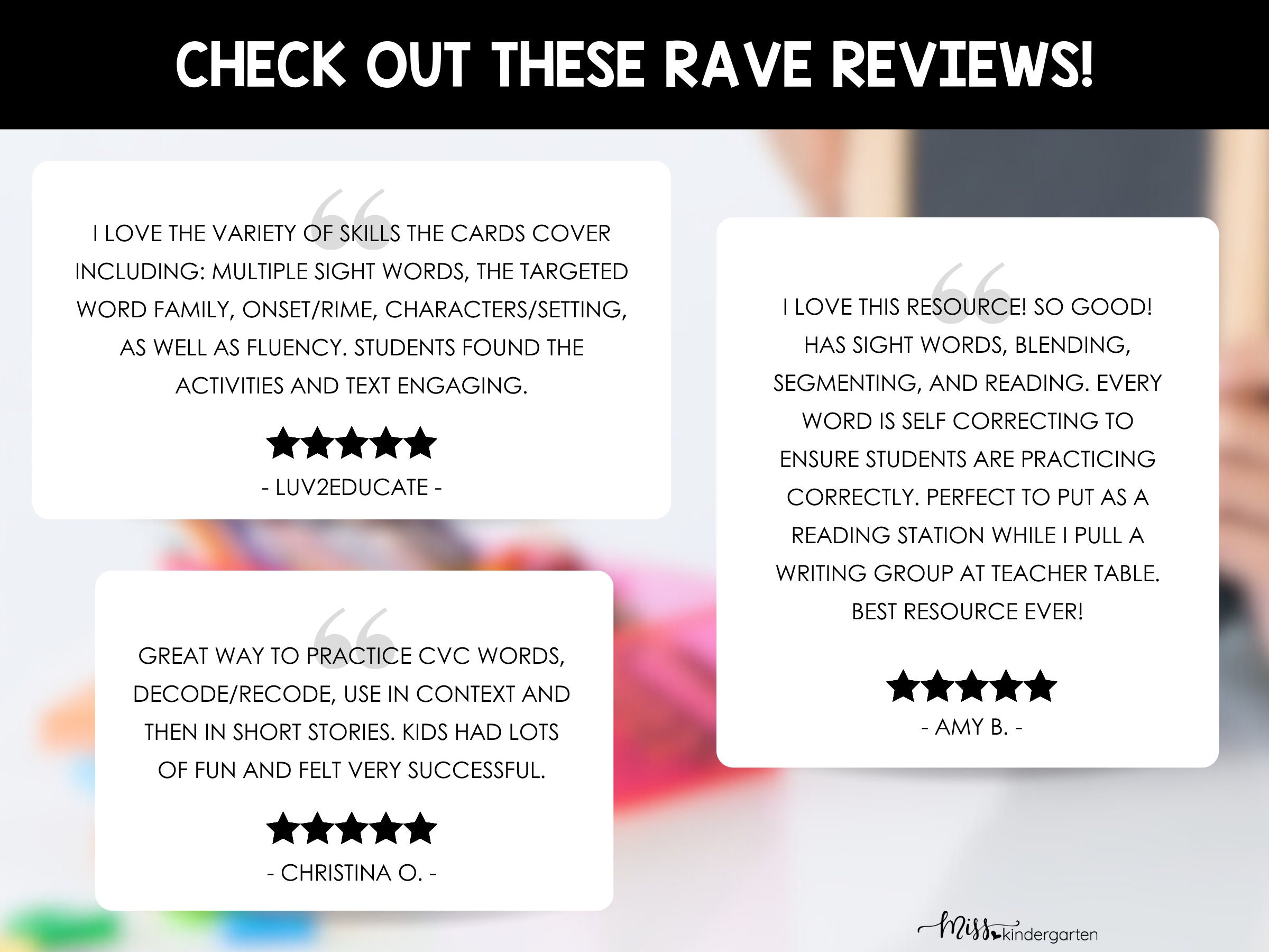 Decodable Books CVC Word Readers Kindergarten Printable Books - Etsy