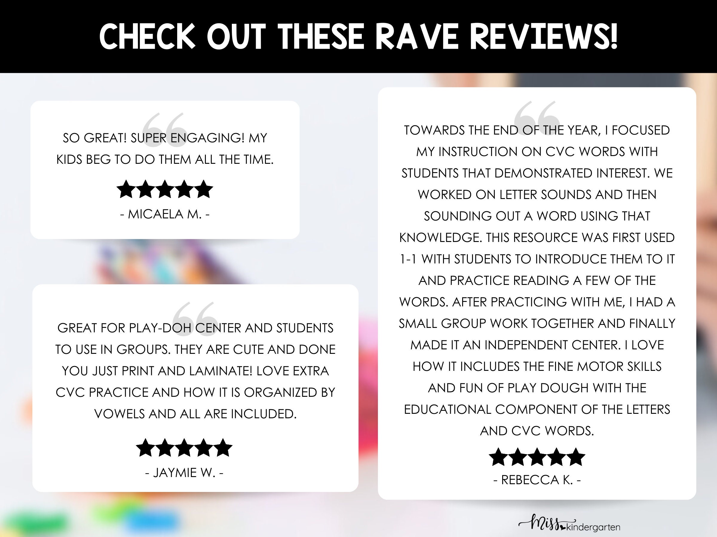 Printable Fine Motor CVC Words Playdough Mats Short Vowel Words - Etsy