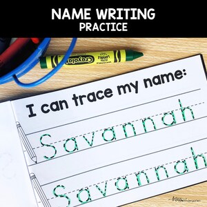 Name Writing Practice Activities for Kindergarten Editable Name Tracing ...