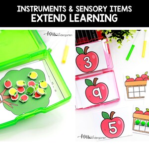 September Kindergarten Activities: Apple Themed Math & Literacy ...