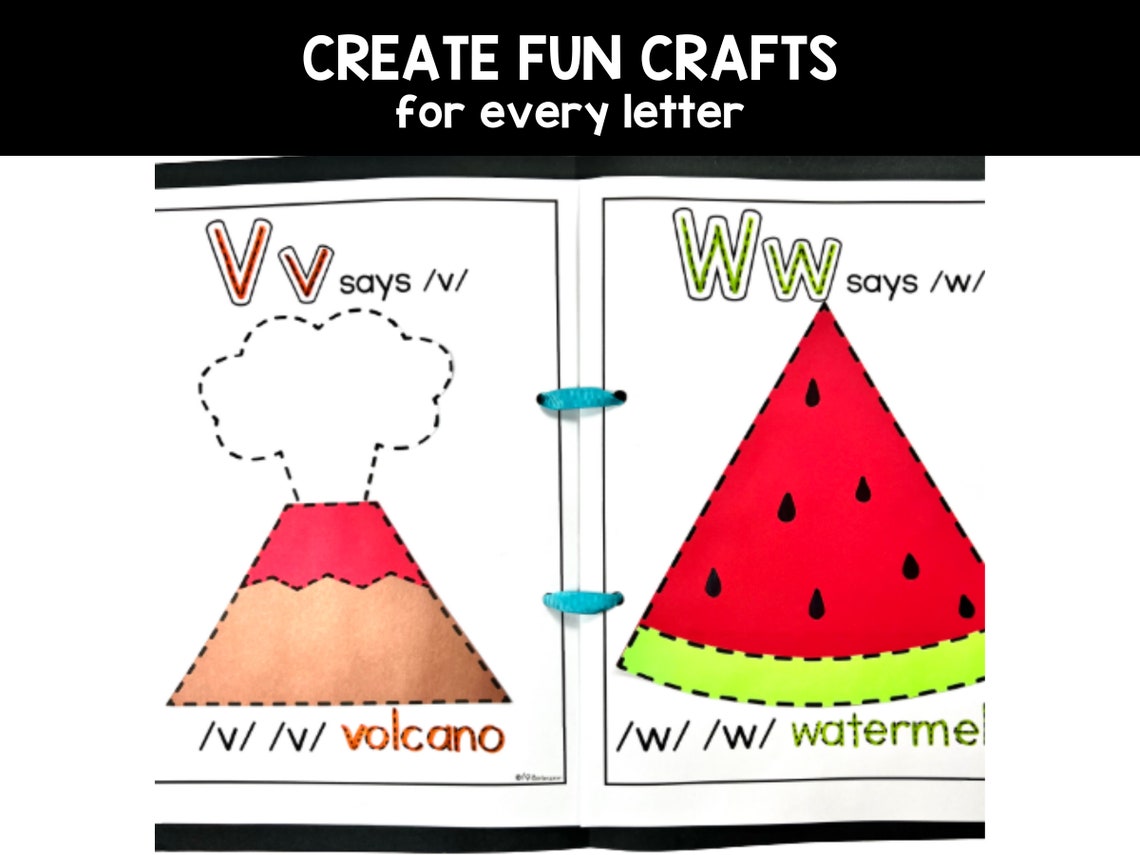 Printable Alphabet Letter Crafts A-Z - Etsy