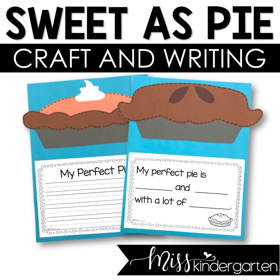 Printable Thanksgiving Craft | Pie Craft | Sweet as Pie - Etsy
