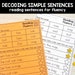CVC Words Worksheets Decodable Sentences Fluency Practice Reading Short ...