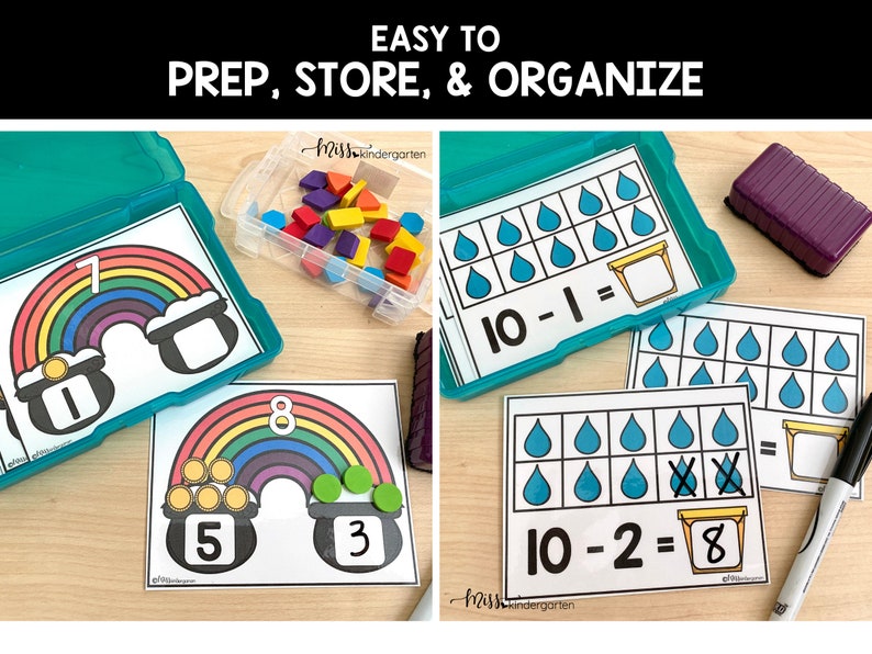 Printable March Low Prep Centers | Kindergarten Activity Centers - Etsy