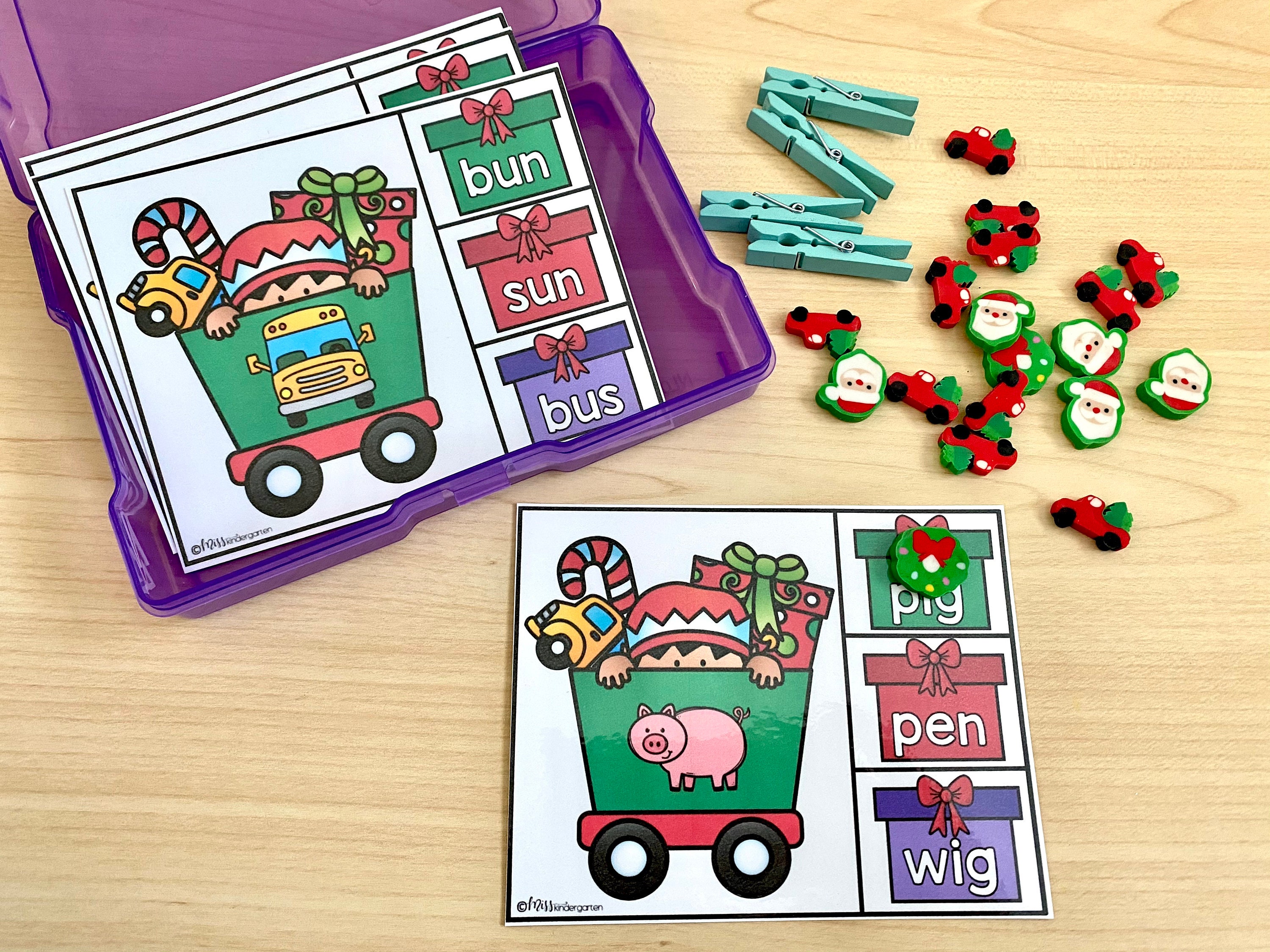 Printable December Low Prep Centers Kindergarten Activity Centers - Etsy