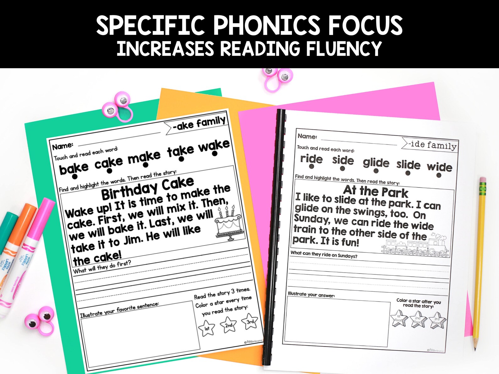 Long Vowel Decodable Reading Passages Magic E Words Fluency Passages - Etsy