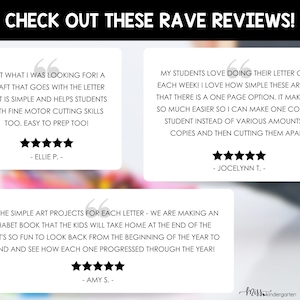 Printable Alphabet Letter Crafts A-Z - Etsy