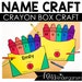 Printable Crayon Box Name Craft Back to School Craft - Etsy