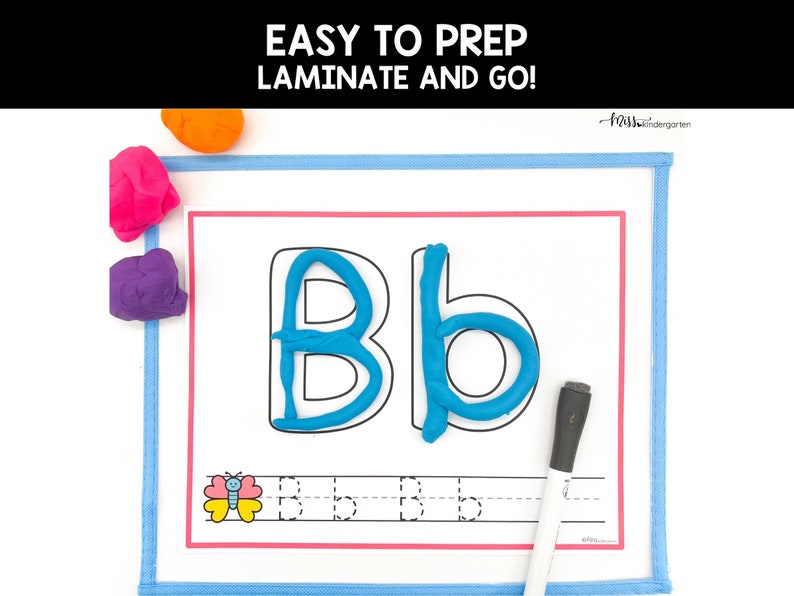 Printable Fine Motor Alphabet Playdough Mats - Etsy