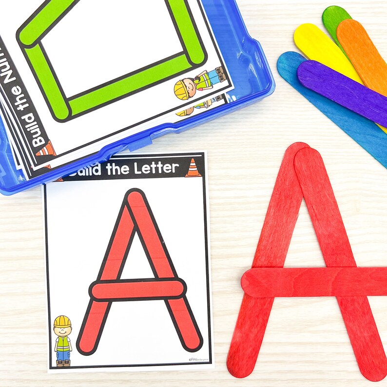 Alphabet Activities Kindergarten Centers Alphabet Task Cards - Etsy