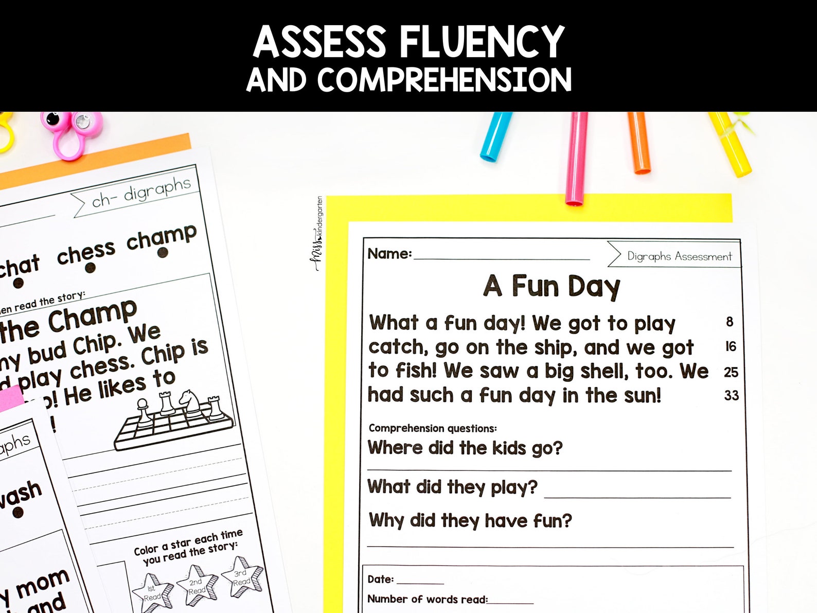 Blends Decodable Passages Short Vowel Blends & Digraphs Reading Fluency ...