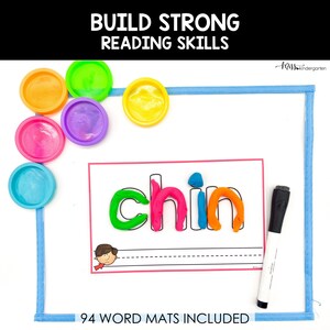 Printable Fine Motor Blends and Digraphs Playdough Mats - Etsy