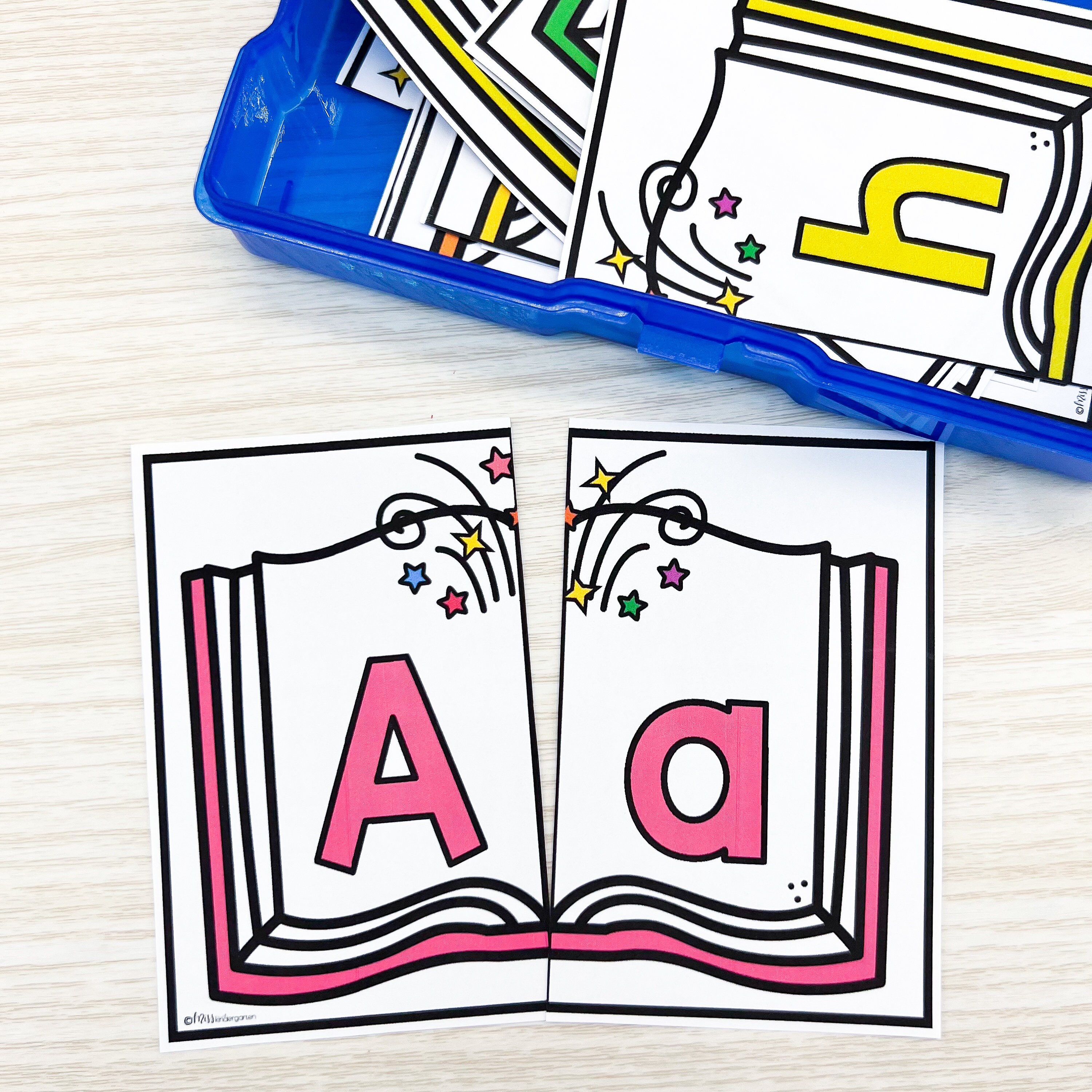 Alphabet Activities Kindergarten Centers Alphabet Task Cards - Etsy