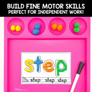 Printable Fine Motor Blends and Digraphs Playdough Mats - Etsy