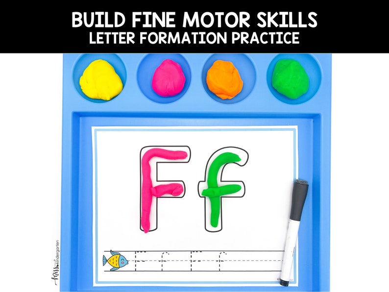 Printable Fine Motor Alphabet Playdough Mats - Etsy