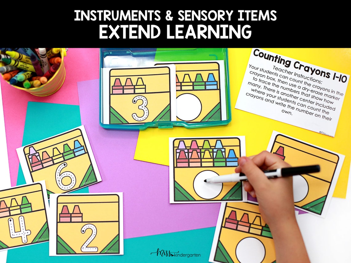 Printable Back to School Kindergarten Centers Low Prep Center ...