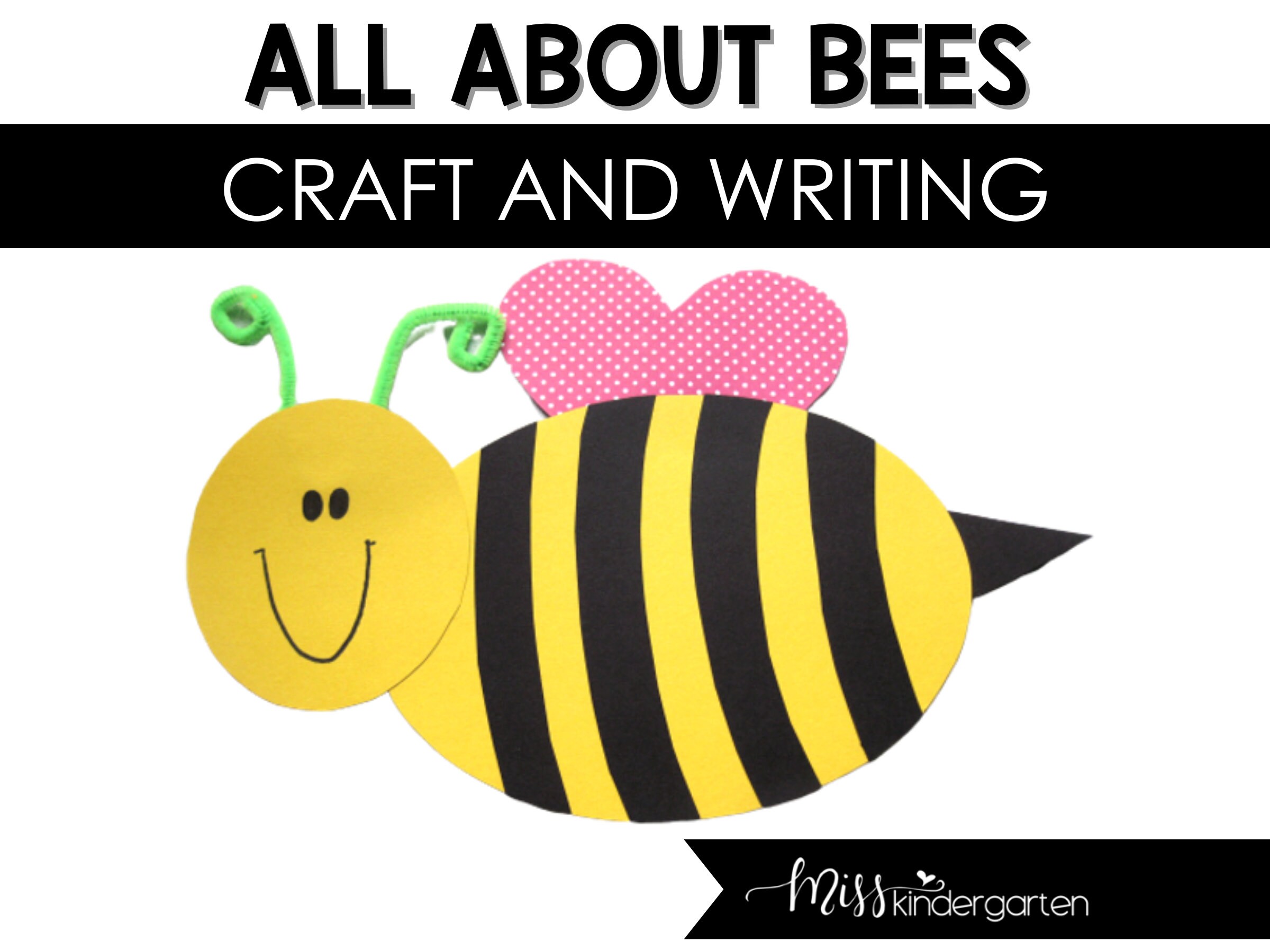 Printable Spring Craft Bee Writing Craft and Activity - Etsy