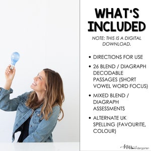 Blends Decodable Passages Short Vowel Blends & Digraphs Reading Fluency ...