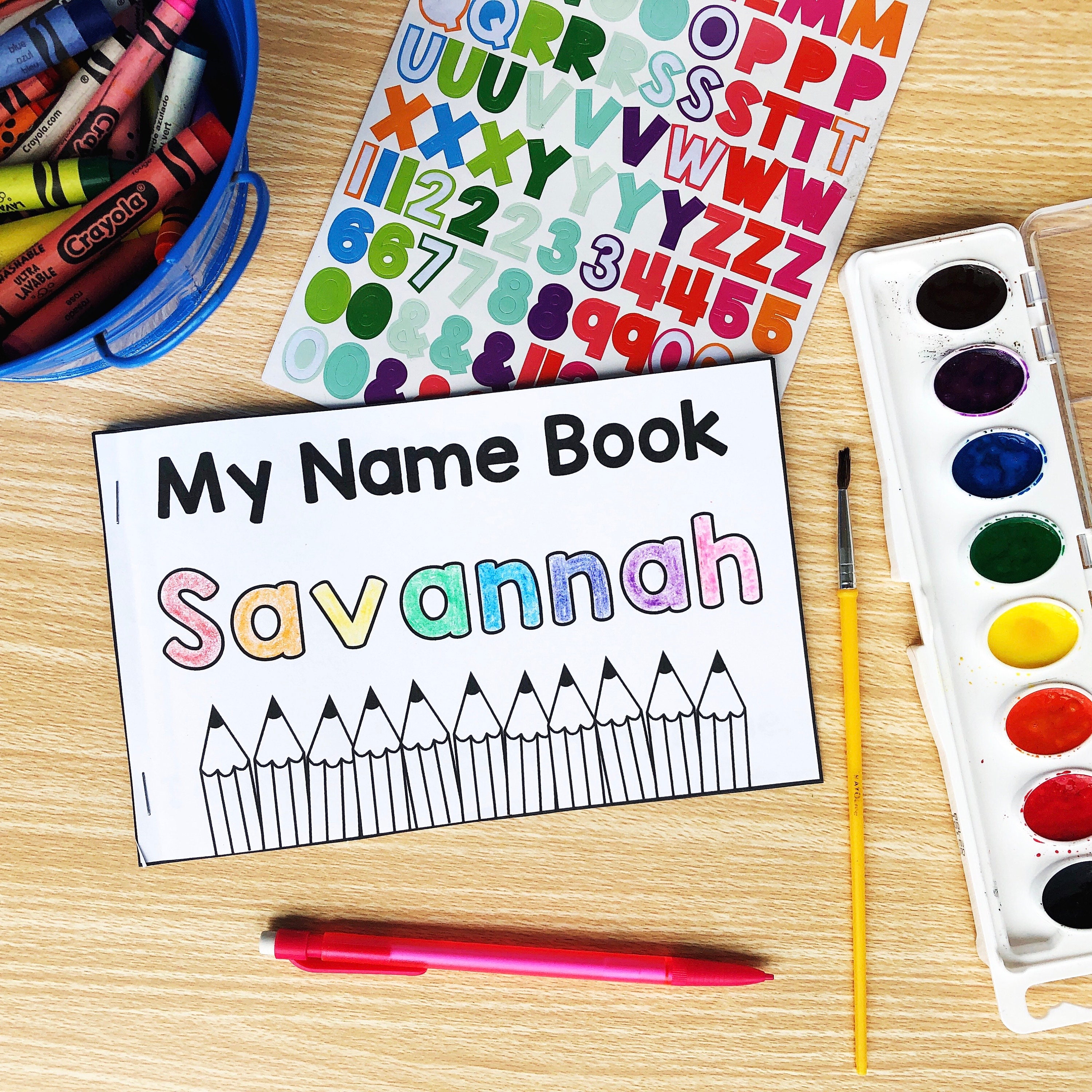 Name Writing Practice Activities for Kindergarten Editable Name Tracing ...