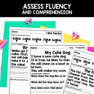 Long Vowel Decodable Reading Passages Magic E Words Fluency Passages - Etsy