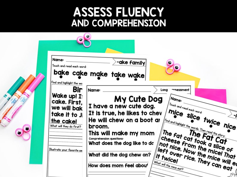 Long Vowel Decodable Reading Passages Magic E Words Fluency Passages - Etsy