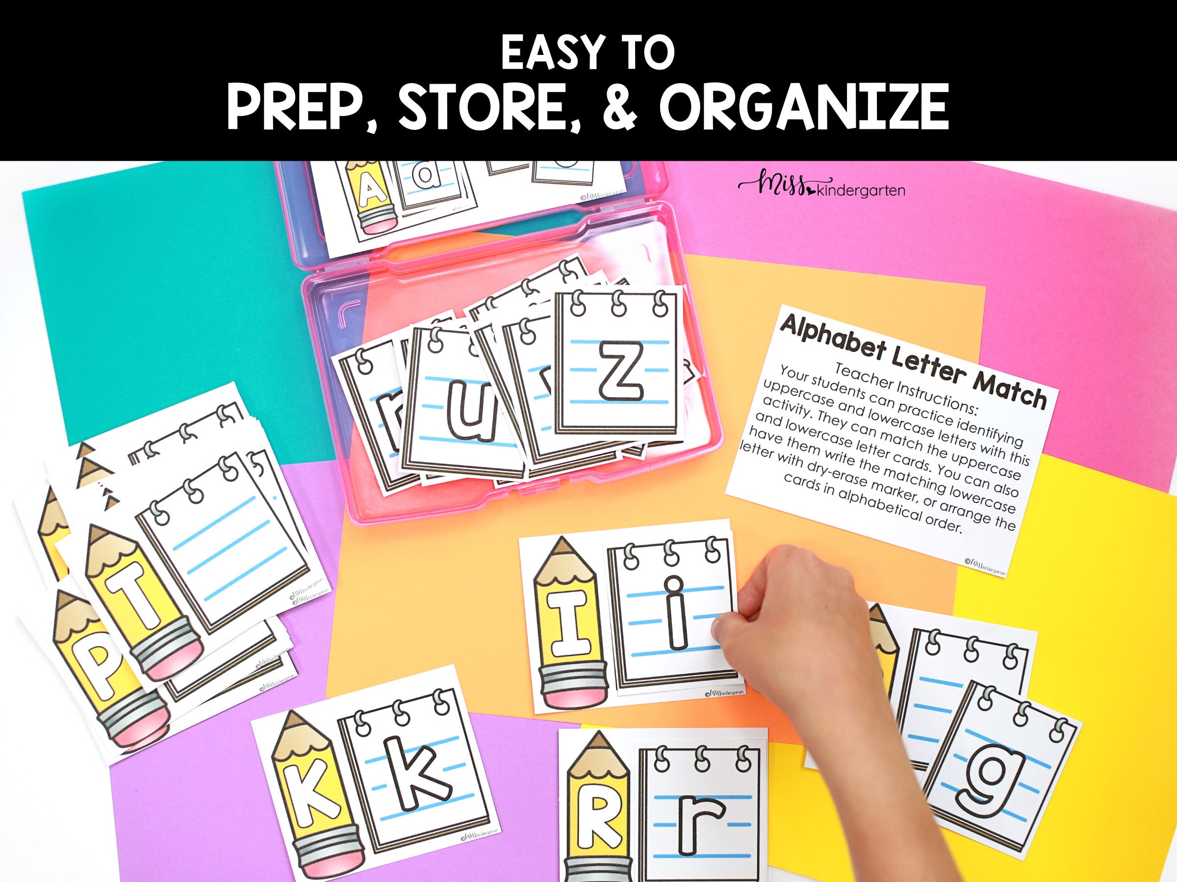 Printable Back to School Kindergarten Centers Low Prep Center ...