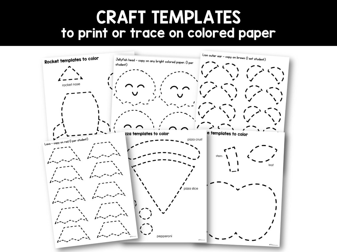 Printable Alphabet Letter Crafts A-Z - Etsy