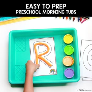 Printable Preschool Morning Tubs | Preschool Hands on Activities | Prek ...