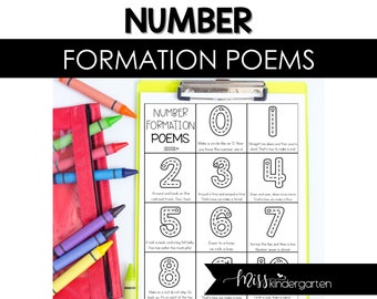 Kindergarten Math Number Sense Printable Activities Writing Numbers 1 ...