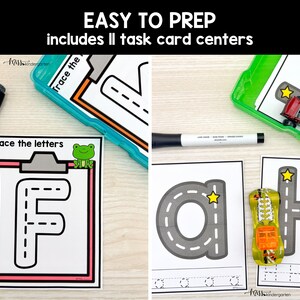 Alphabet Activities | Kindergarten Centers Alphabet Task Cards - Etsy