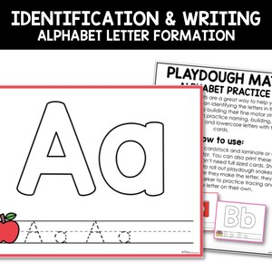 Printable Fine Motor Alphabet Playdough Mats - Etsy