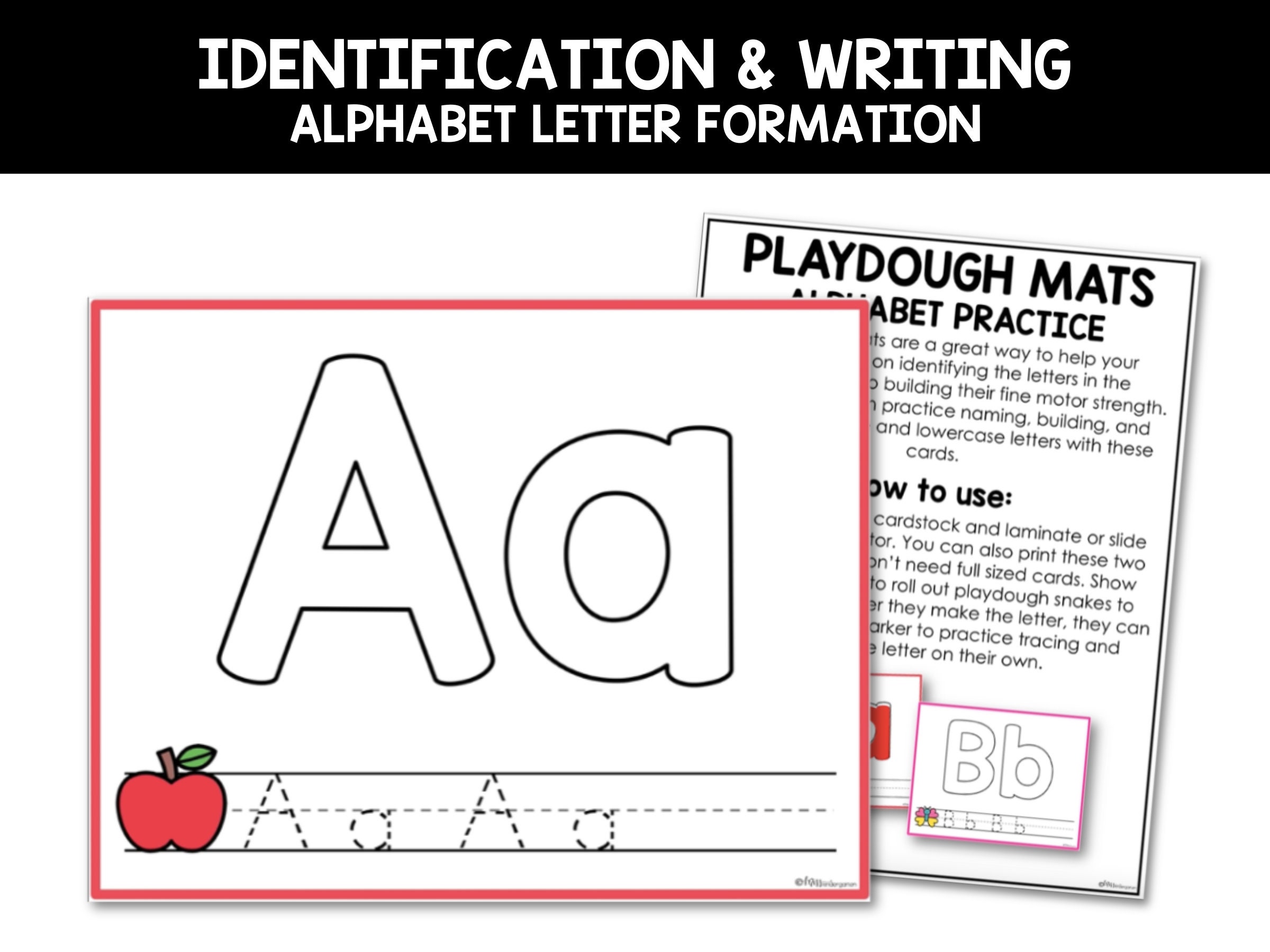 Printable Fine Motor Alphabet Playdough Mats - Etsy