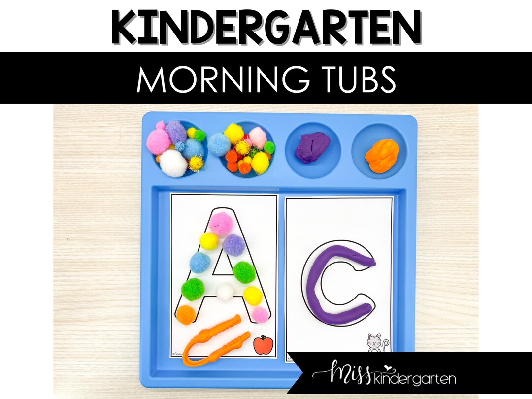 Kindergarten Morning Tubs | Kindergarten Activities | Busy Boxes - Etsy