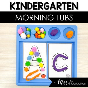 Kindergarten Morning Tubs | Kindergarten Activities | Busy Boxes - Etsy