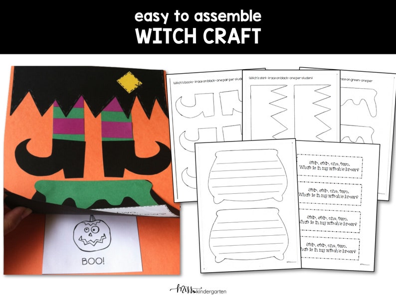 Printable Halloween Witch Craft - Etsy