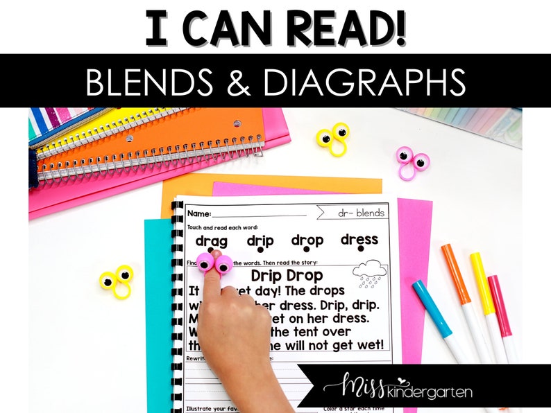 Blends Decodable Passages Short Vowel Blends & Digraphs Reading Fluency ...