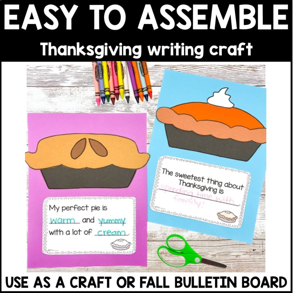 Printable Thanksgiving Craft | Pie Craft | Sweet as Pie - Etsy