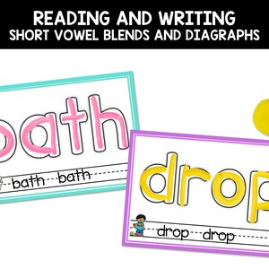 Printable Fine Motor Blends and Digraphs Playdough Mats - Etsy