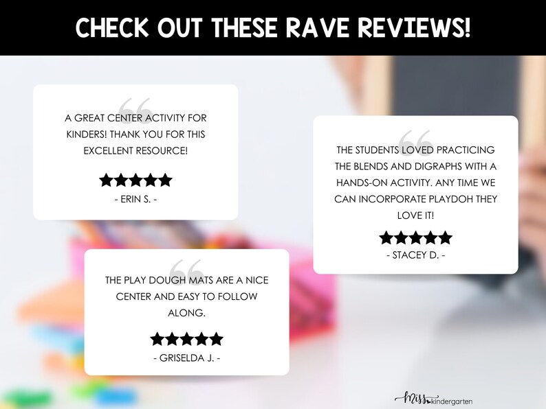 Printable Fine Motor Blends and Digraphs Playdough Mats - Etsy