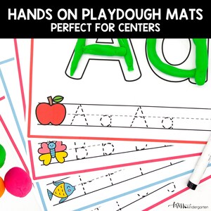 Printable Fine Motor Alphabet Playdough Mats - Etsy