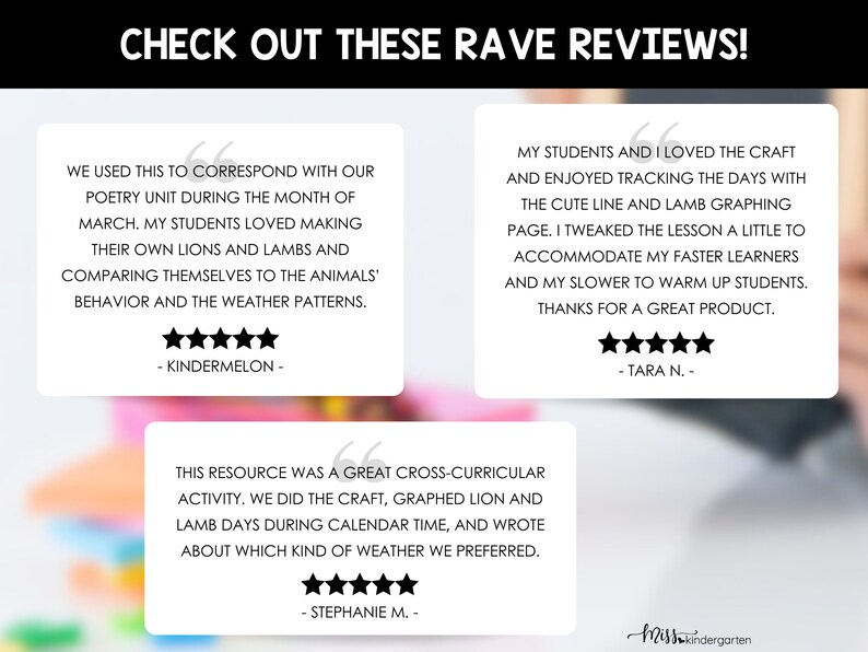 Printable Spring Craft in Like A Lion Out Like A Lamb Craft Writing ...