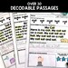 CVC Words Decodable Readers Kindergarten Word Family Fluency Reading ...