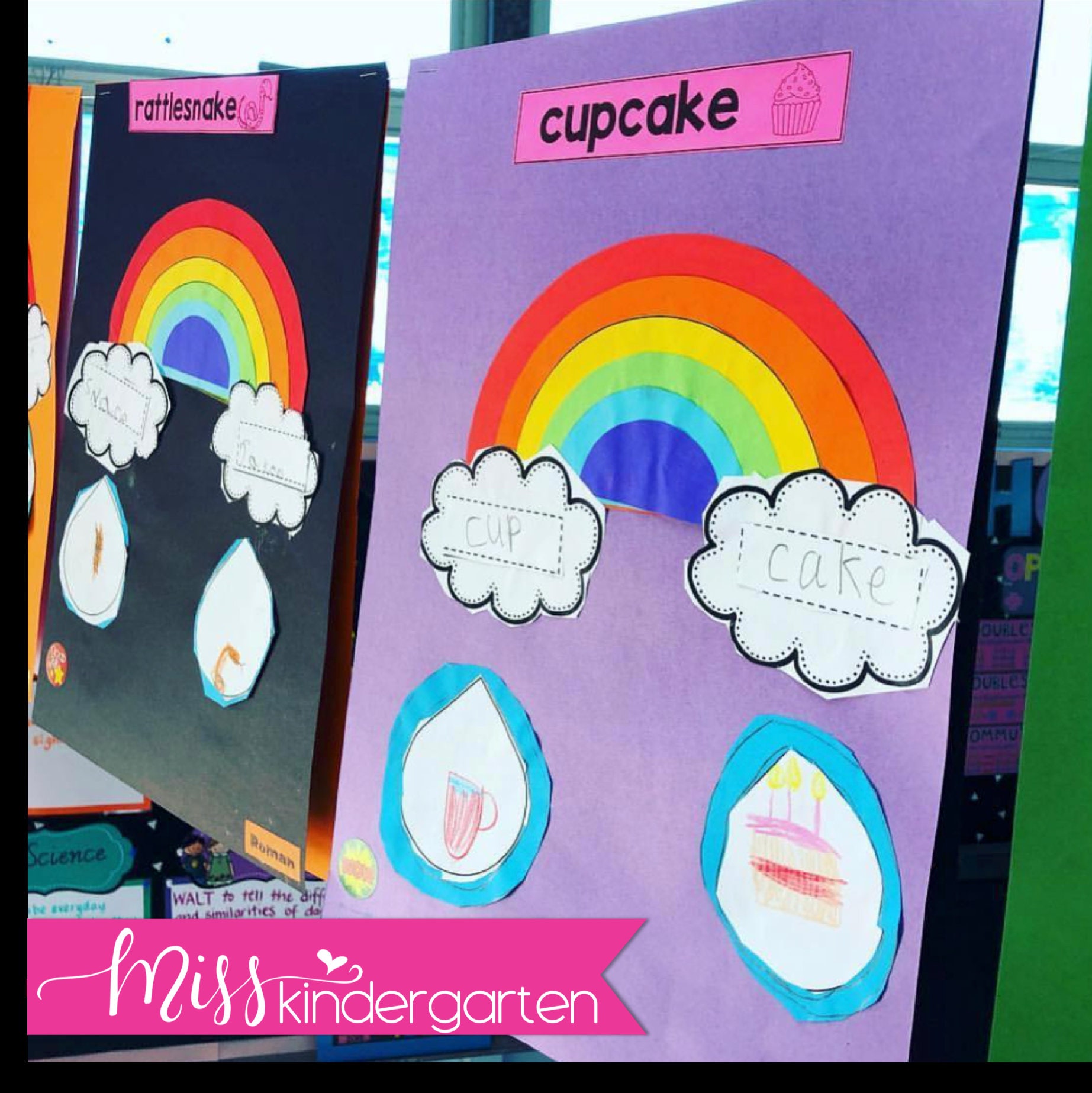 Printable Spring Craft Compound Words Rainbow - Etsy