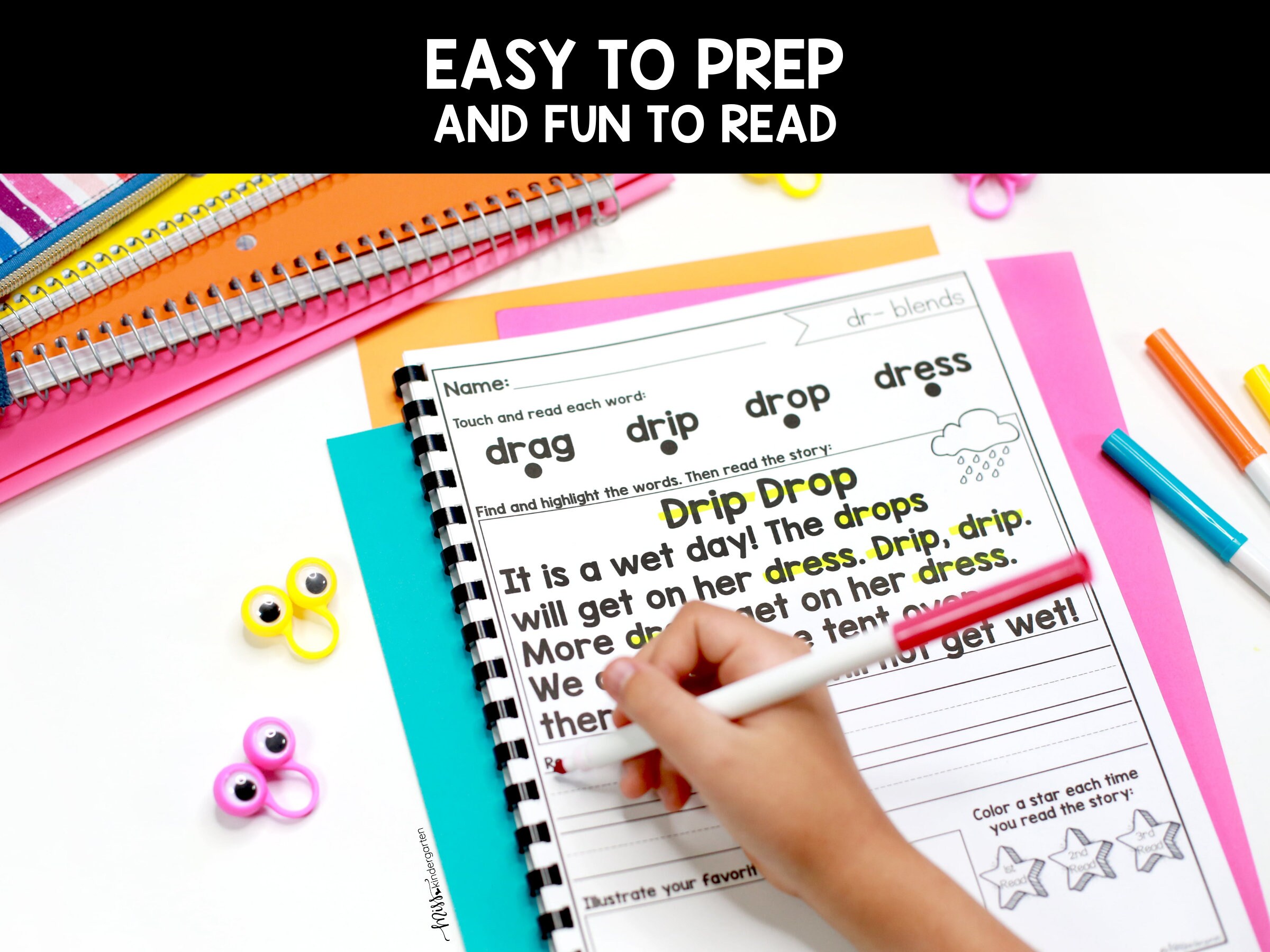 Blends Decodable Passages Short Vowel Blends & Digraphs Reading Fluency ...