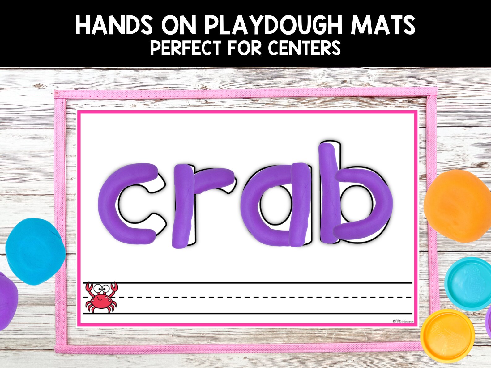 Printable Fine Motor Blends and Digraphs Playdough Mats - Etsy