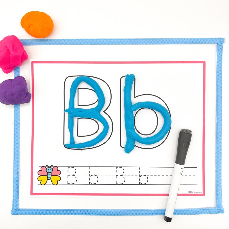 Printable Fine Motor Alphabet Playdough Mats - Etsy