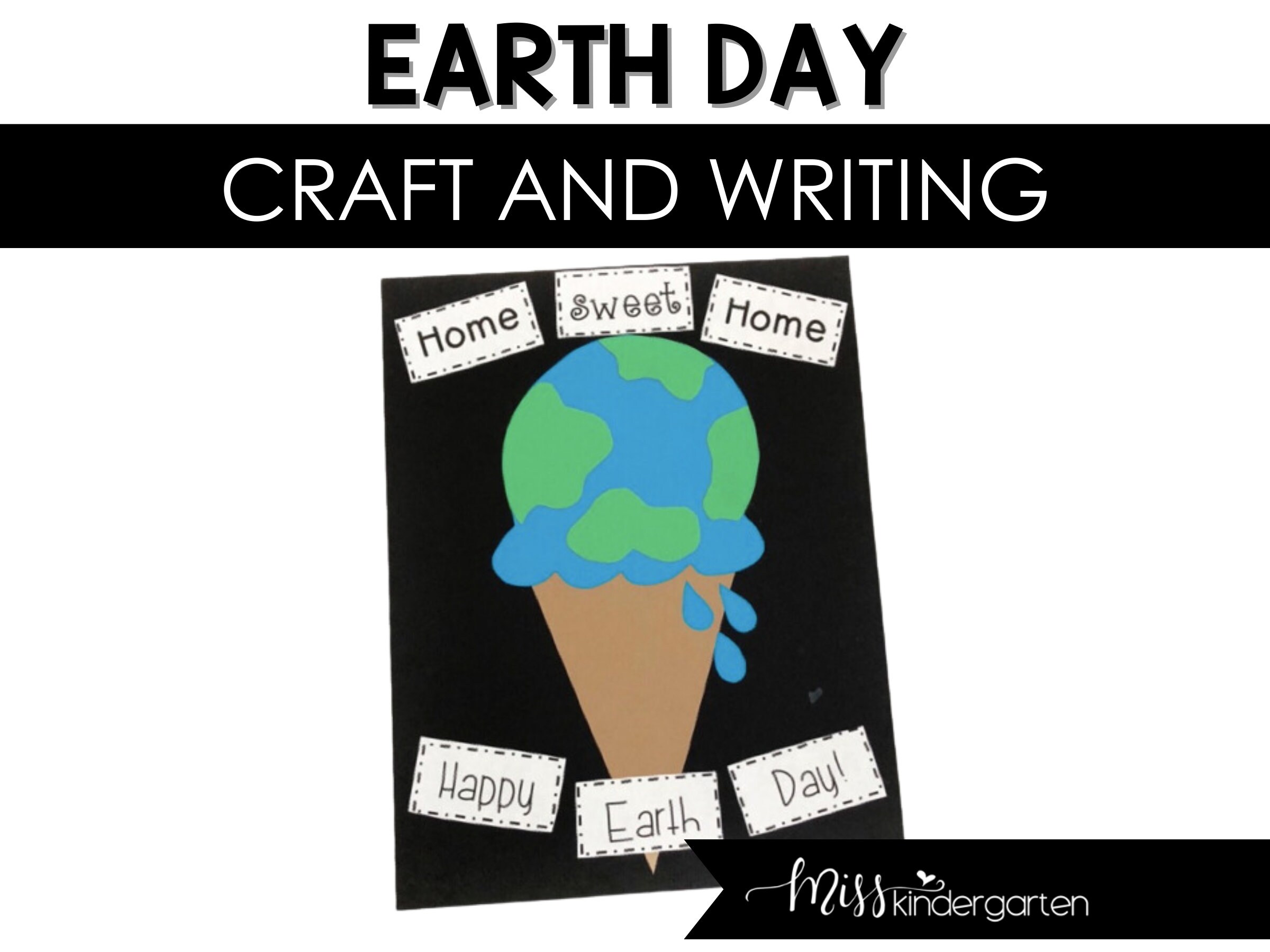 Printable Earth Day Craft Activity Writing Activity - Etsy